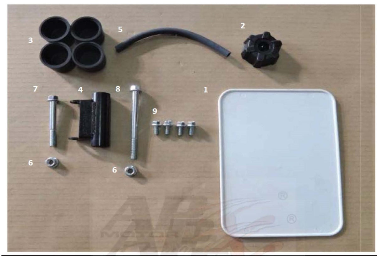 APEX NUMBER PLATE #1 — Precision Racing Parts